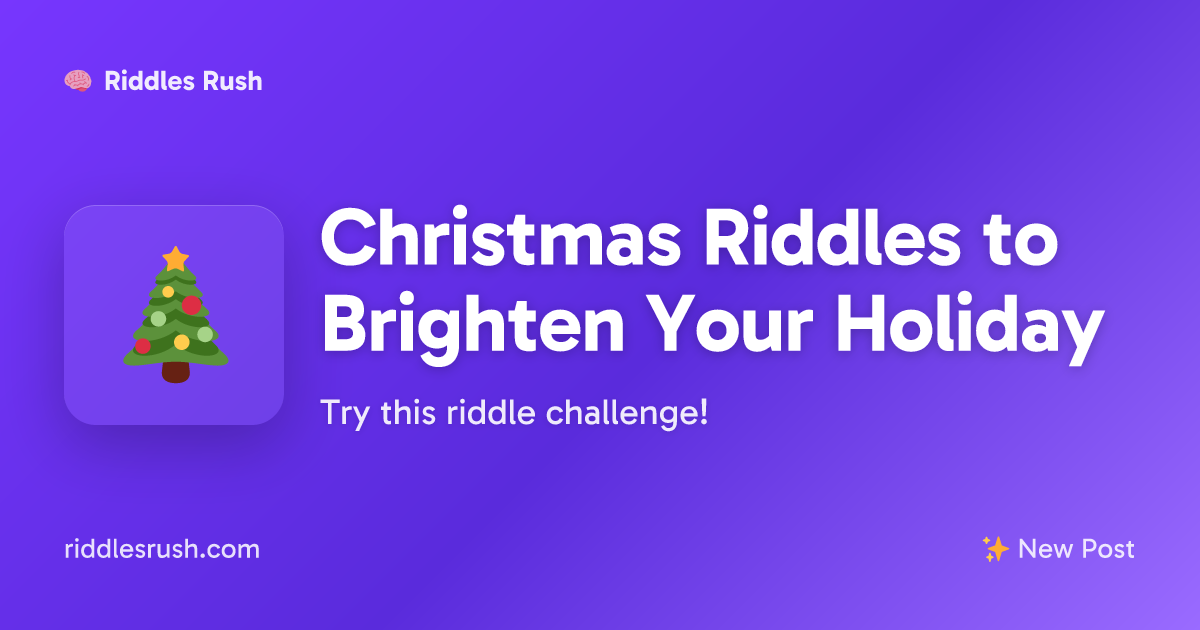 Christmas Riddles to Brighten Your Holiday | Riddles Rush